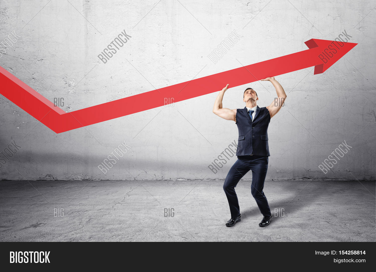 Muscular Businessman Image & Photo (Free Trial) | Bigstock
