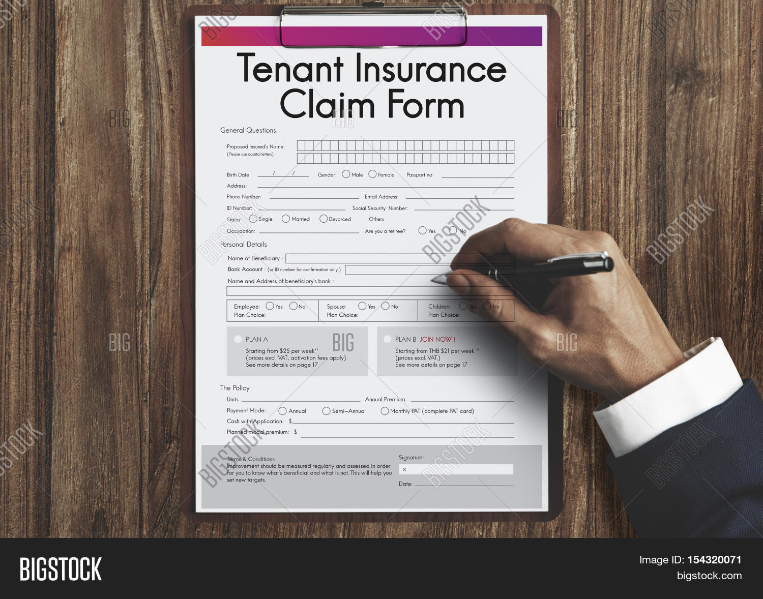 Tenant Insurance Claim Image & Photo (Free Trial) | Bigstock