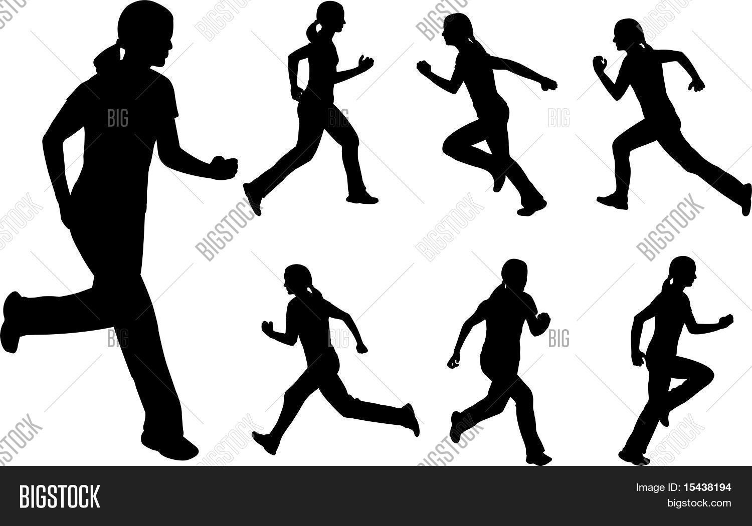 Silhouettes Woman Vector & Photo (Free Trial) | Bigstock