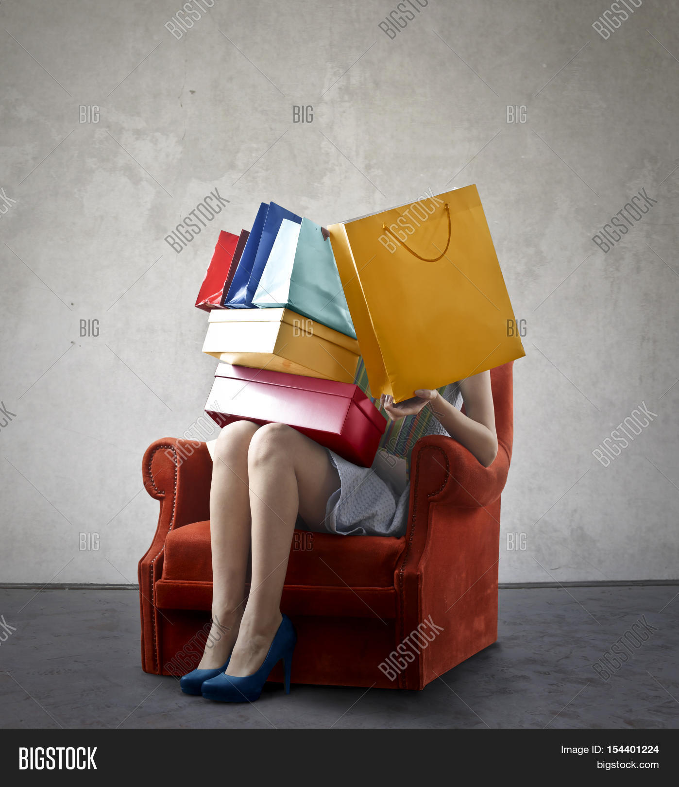 Compulsive Shopping Image & Photo (Free Trial) | Bigstock