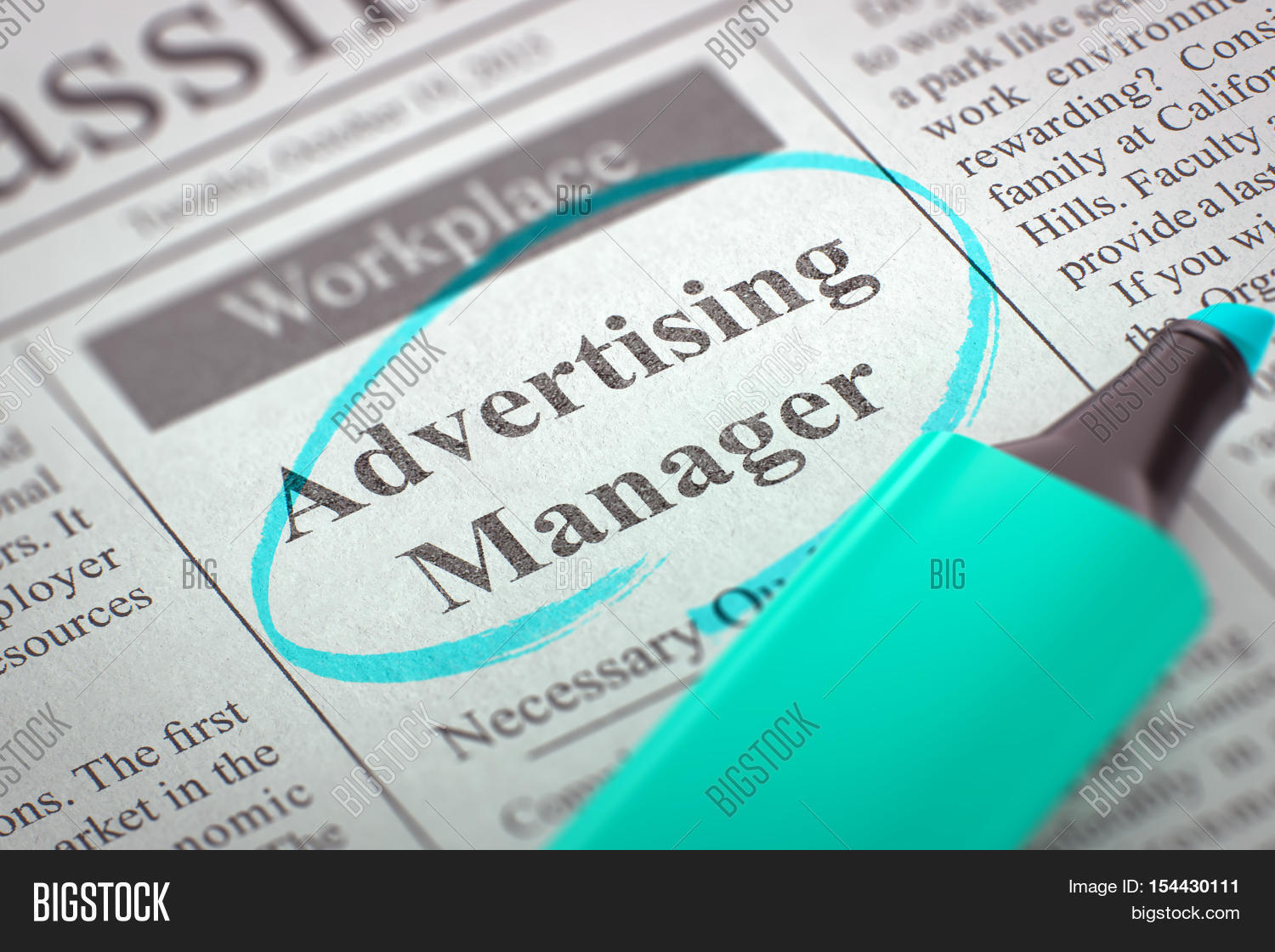 Advertising Manager - Image & Photo (Free Trial) | Bigstock
