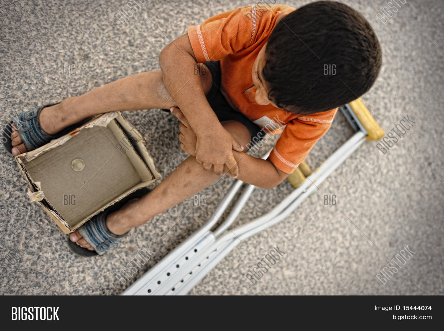 Hungry Kid Begging On Image & Photo (Free Trial) | Bigstock