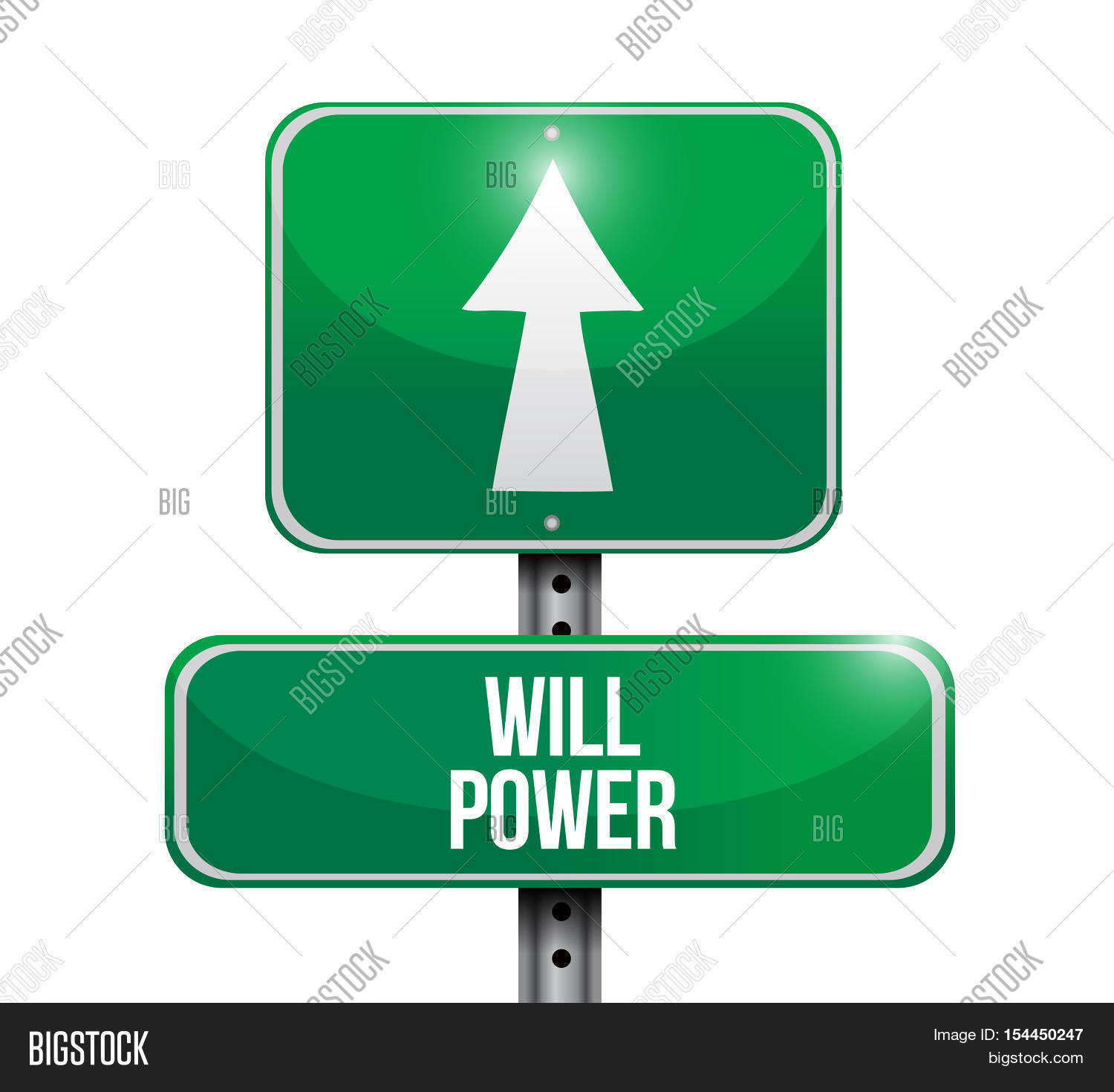 Will Power Street Sign Image & Photo (Free Trial) | Bigstock