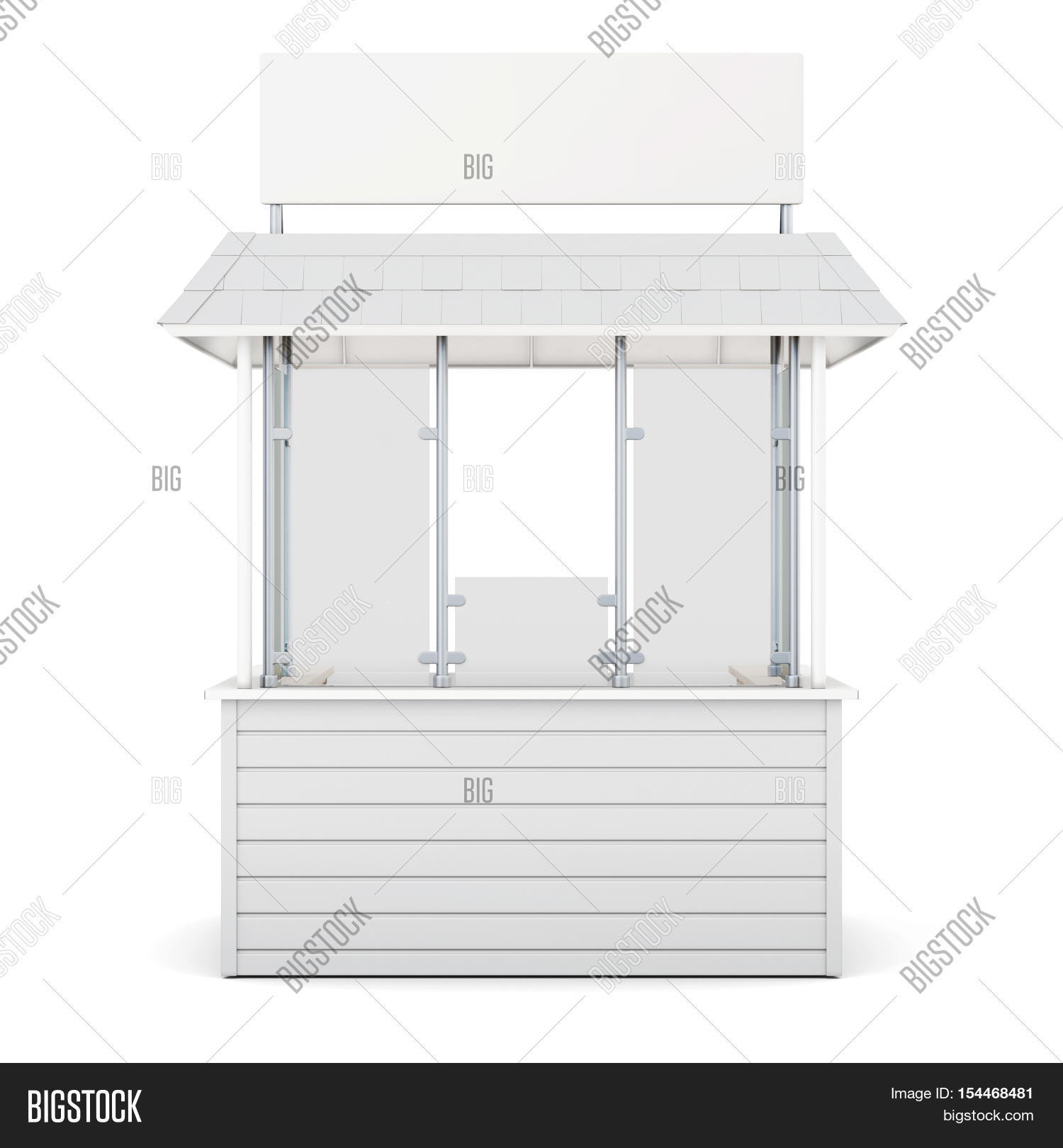 Kiosk Isolated On Image & Photo (Free Trial) | Bigstock
