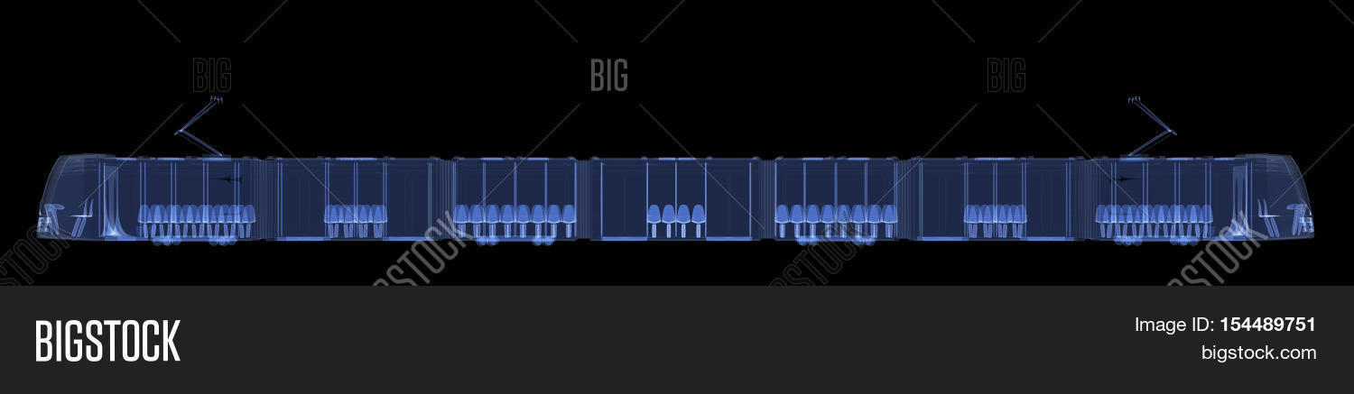 X-ray Tram Isolated. Image & Photo (Free Trial) | Bigstock