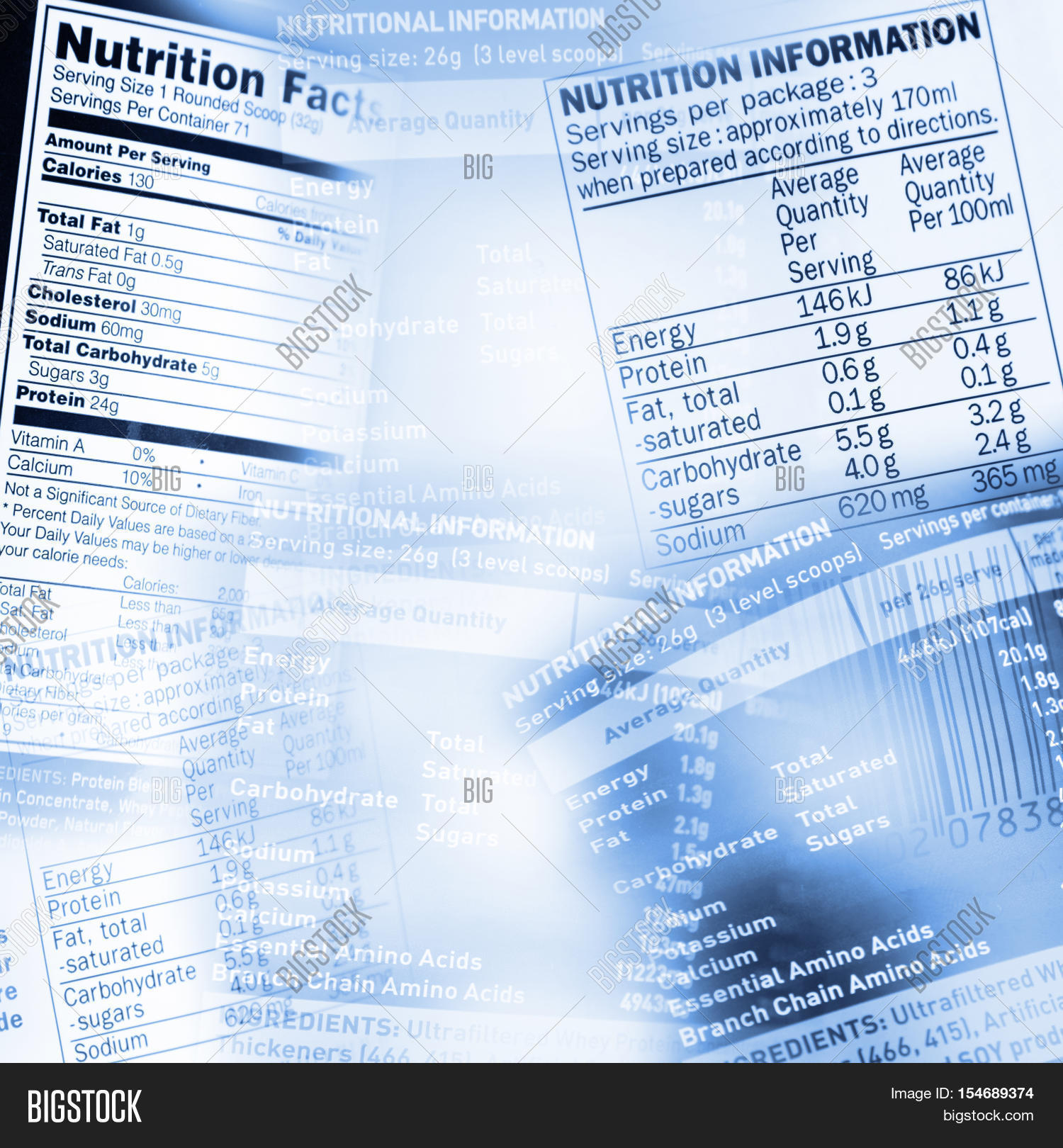Nutrition Information Image & Photo (Free Trial) | Bigstock