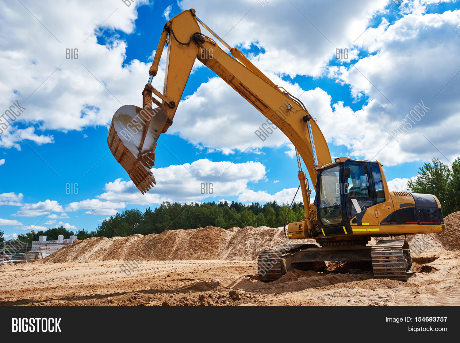 Loader Excavator Image & Photo (Free Trial) | Bigstock