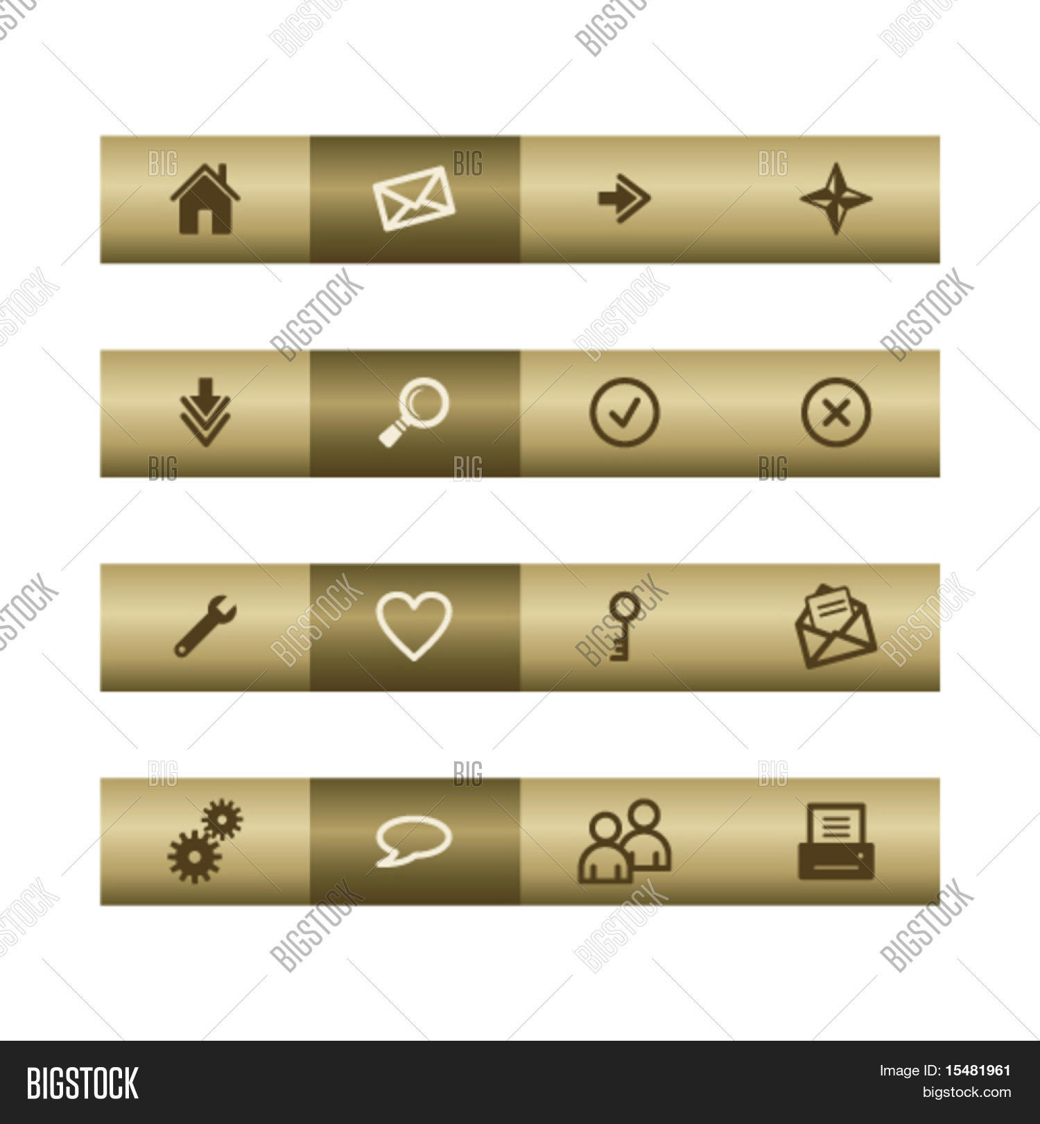 Basic Web Icons On Vector & Photo (Free Trial) | Bigstock