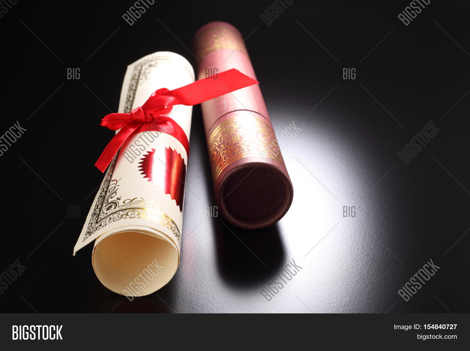 Roll Certificate On Image & Photo (Free Trial) | Bigstock