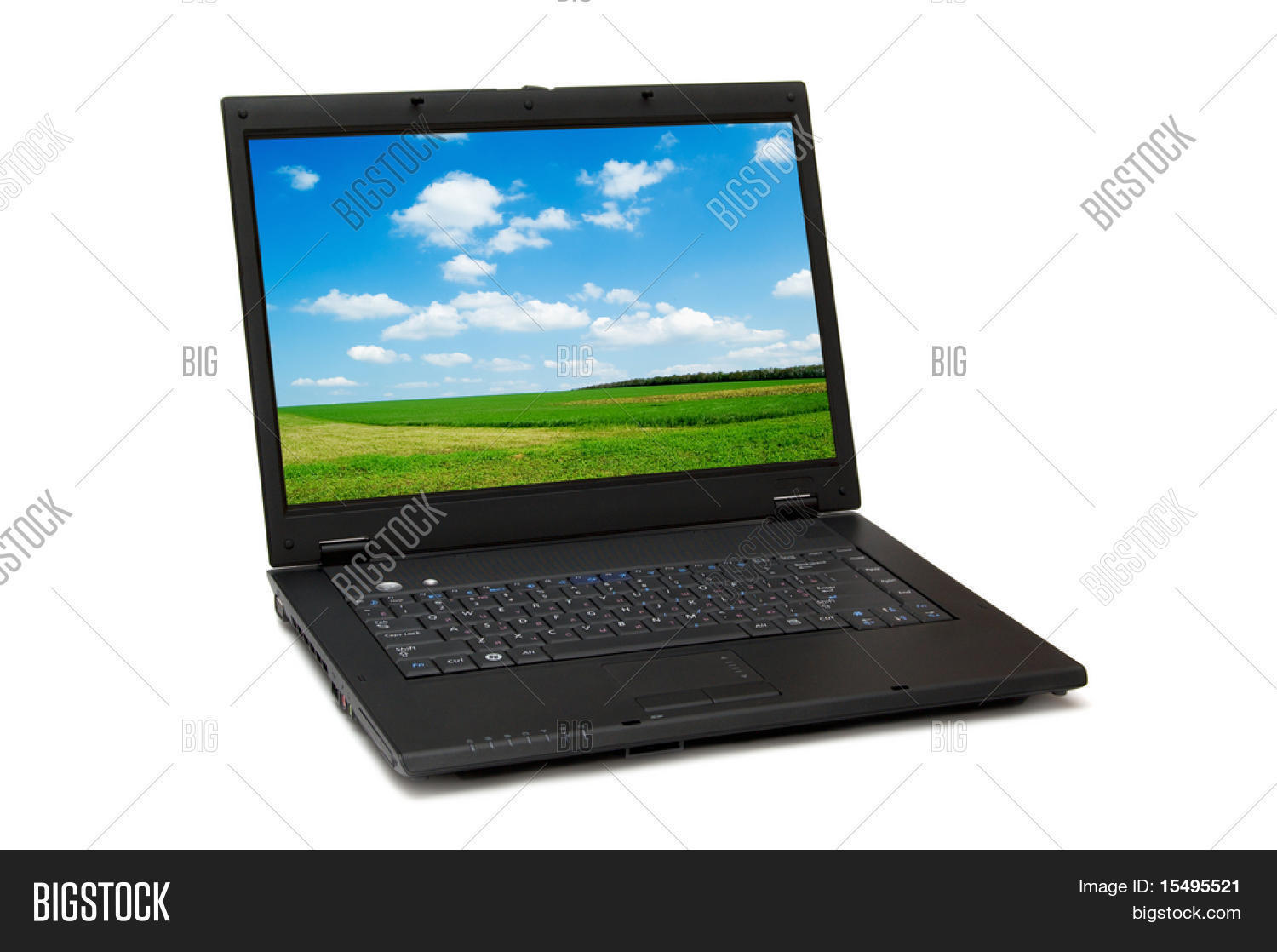 Laptop Isolated On Image & Photo (Free Trial) | Bigstock