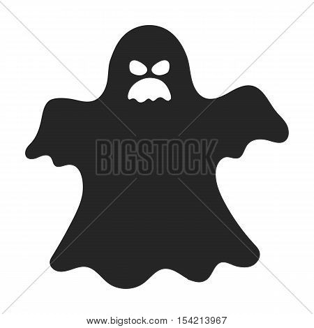 Ghost Icon Black Vector & Photo (Free Trial) | Bigstock
