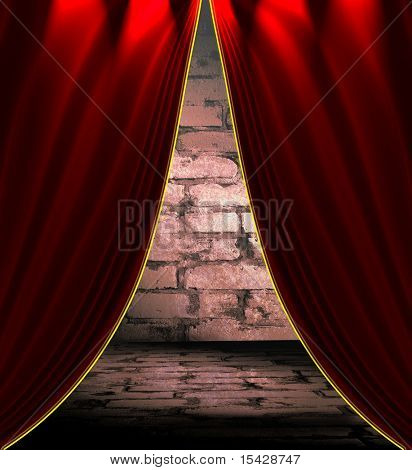 Red Satin Drapes On Image & Photo (Free Trial) | Bigstock