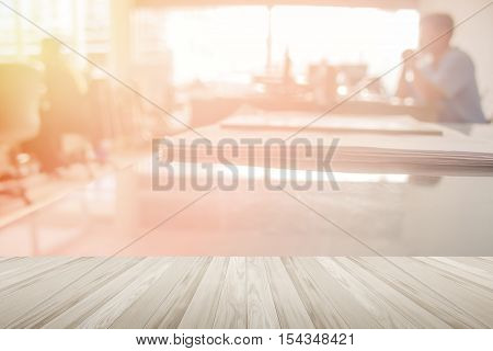 Wood Table Top Blurred Image & Photo (Free Trial) | Bigstock