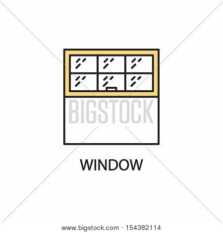 Window Flat Icon. High Image & Photo (Free Trial) | Bigstock