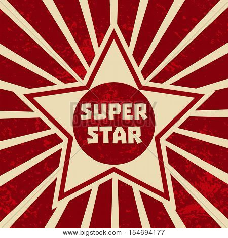 Super Star Banner. Vector & Photo (Free Trial) | Bigstock