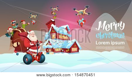 Santa Claus Sack Ride Vector & Photo (Free Trial) | Bigstock