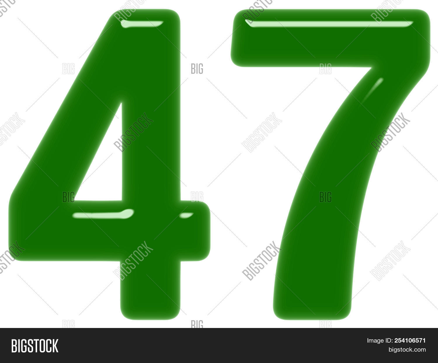 Numeral 47, Forty Image & Photo (Free Trial) | Bigstock