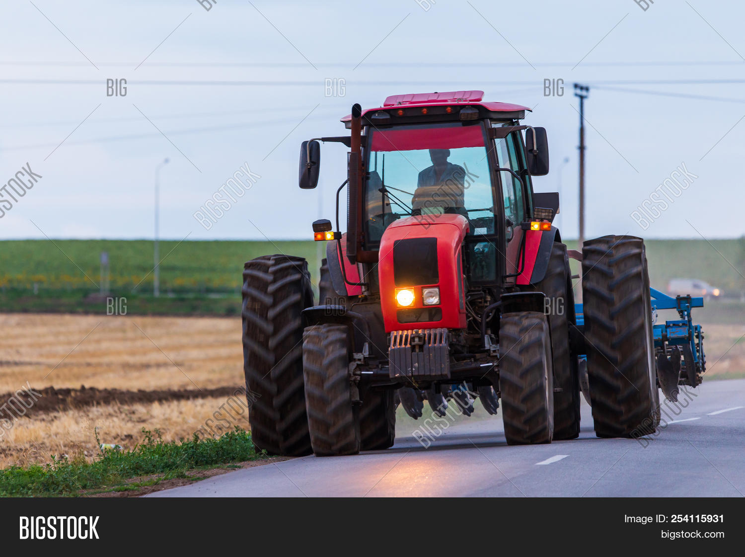 Agricultural Tractor Image & Photo (Free Trial) | Bigstock