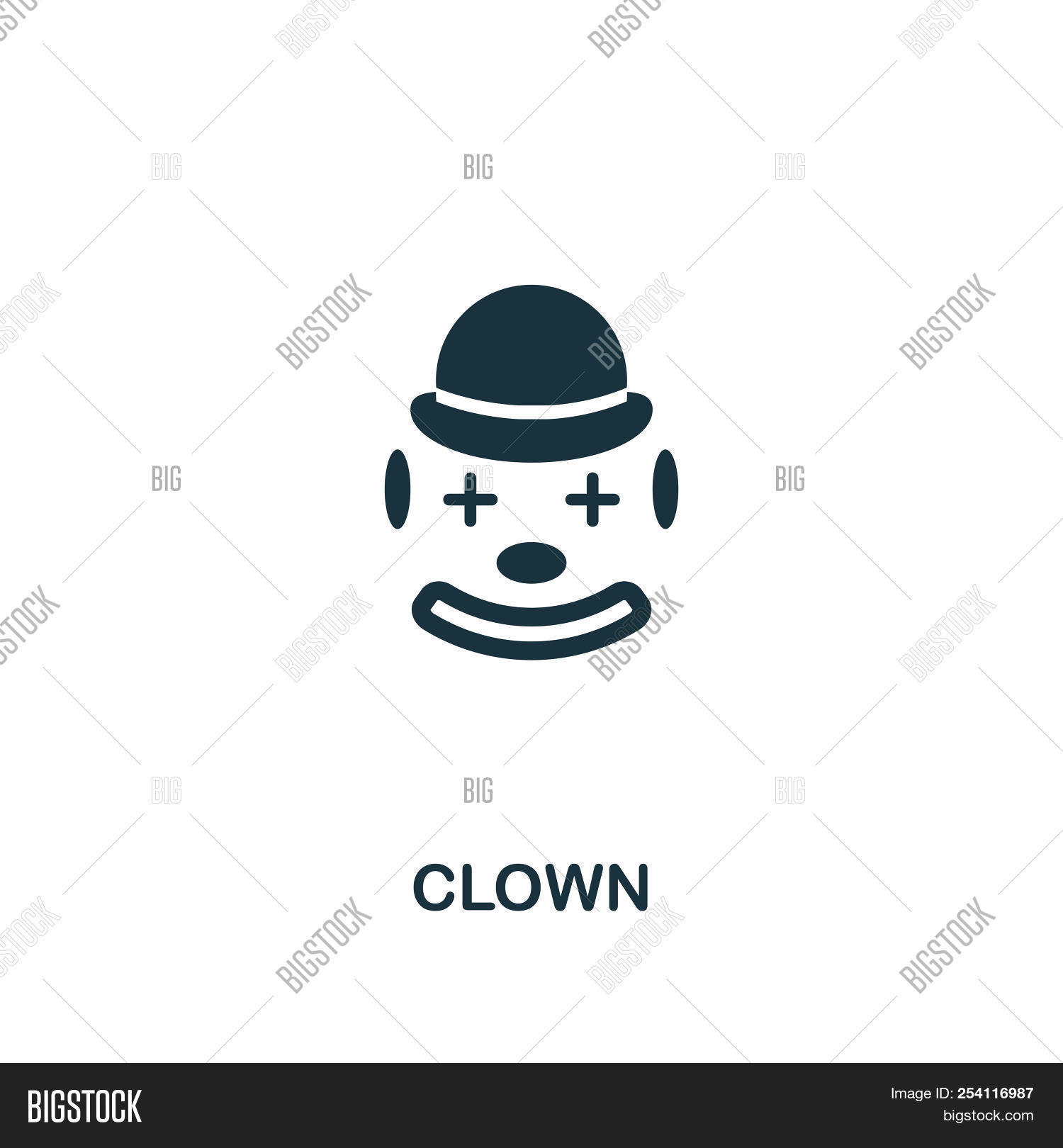 Clown Creative Icon. Image & Photo (Free Trial) | Bigstock