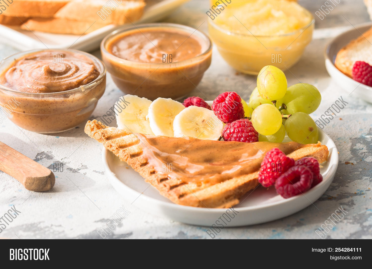 Nut Butter Bread Toast Image & Photo (Free Trial) | Bigstock