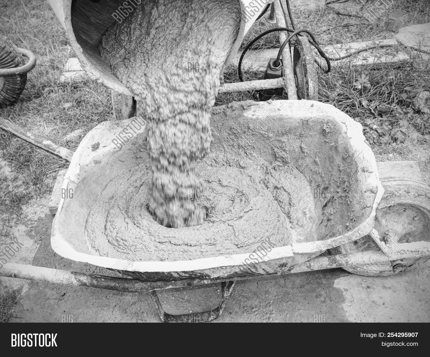 Mix Wet Cement Image & Photo (Free Trial) | Bigstock