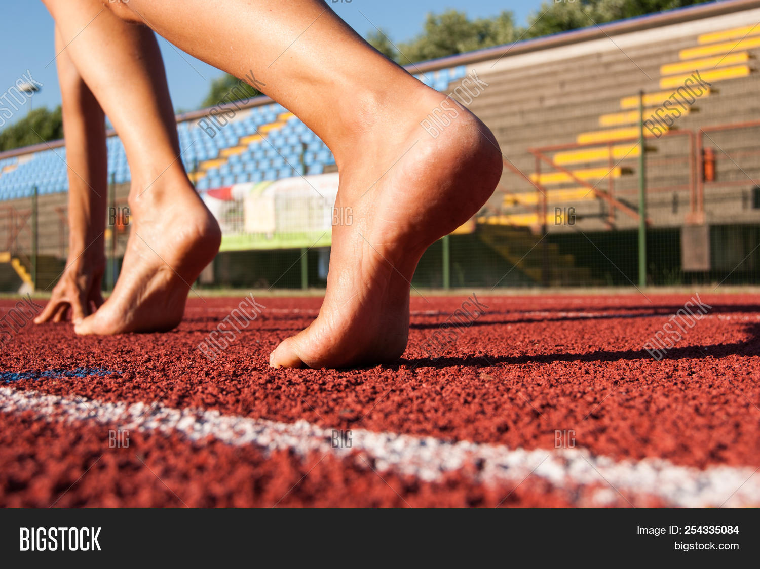 Barefoot Girl Ready Image And Photo Free Trial Bigstock
