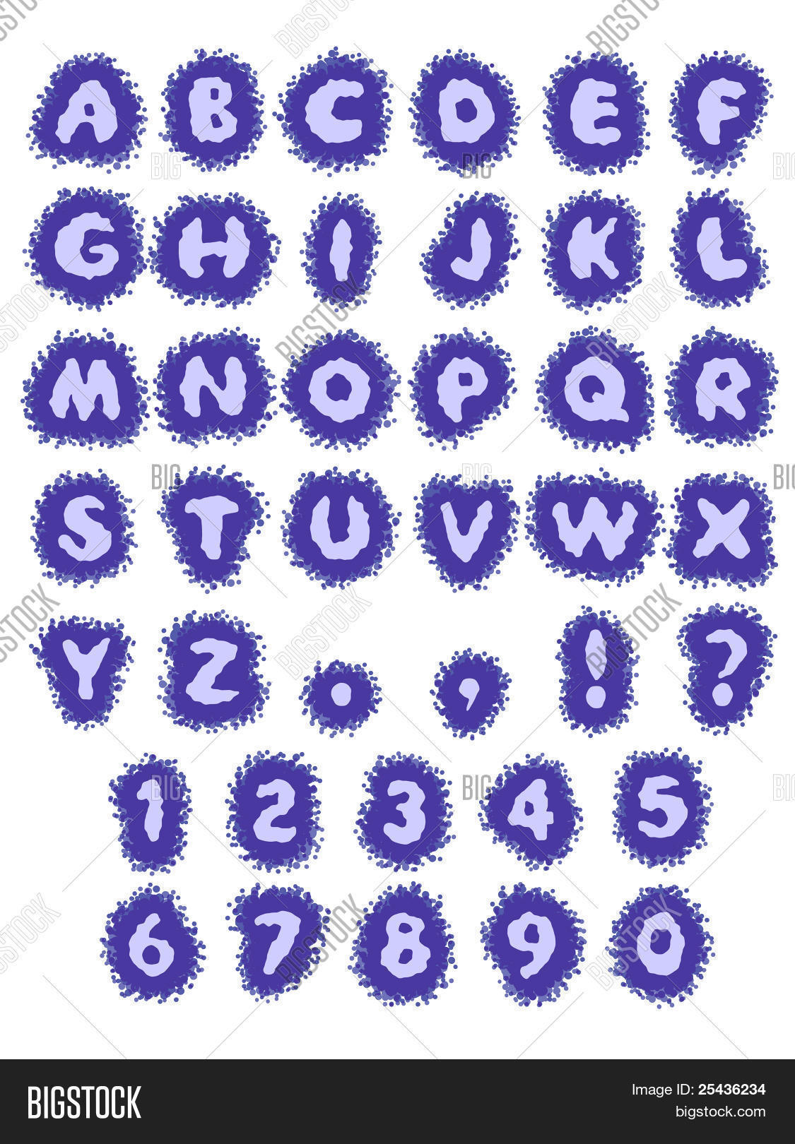 Blue ABC Water Vector & Photo (Free Trial) | Bigstock