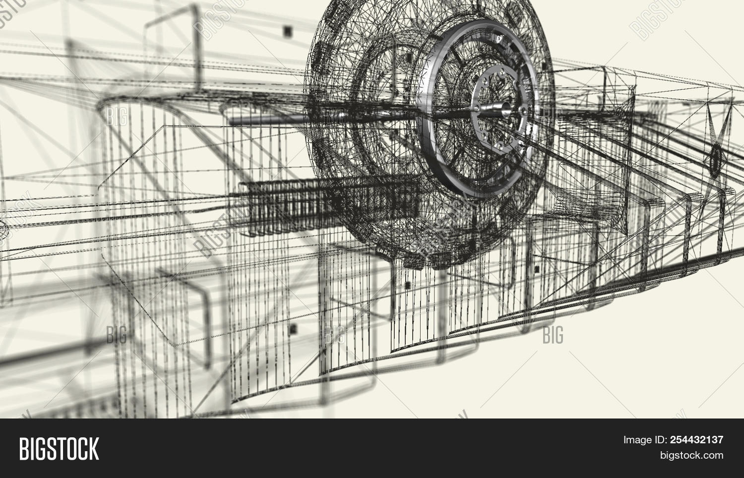 Wireframe Metallic Image & Photo (Free Trial) | Bigstock