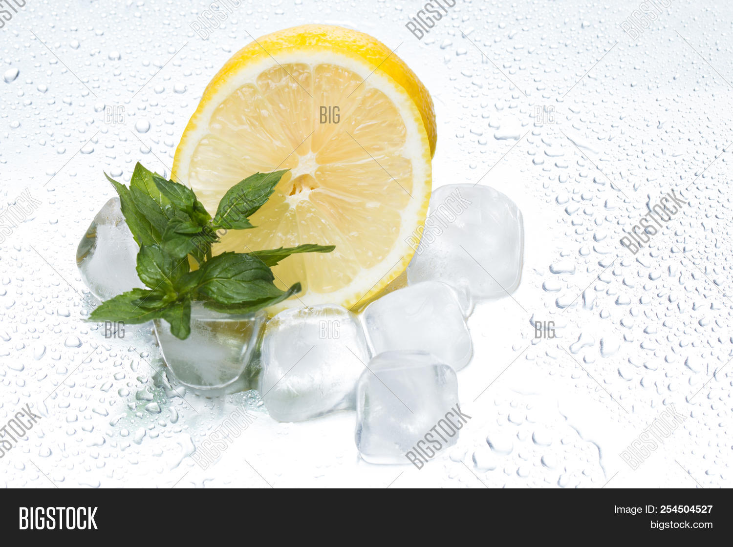 Lemon Ring Ice Mint On Image & Photo (Free Trial) | Bigstock