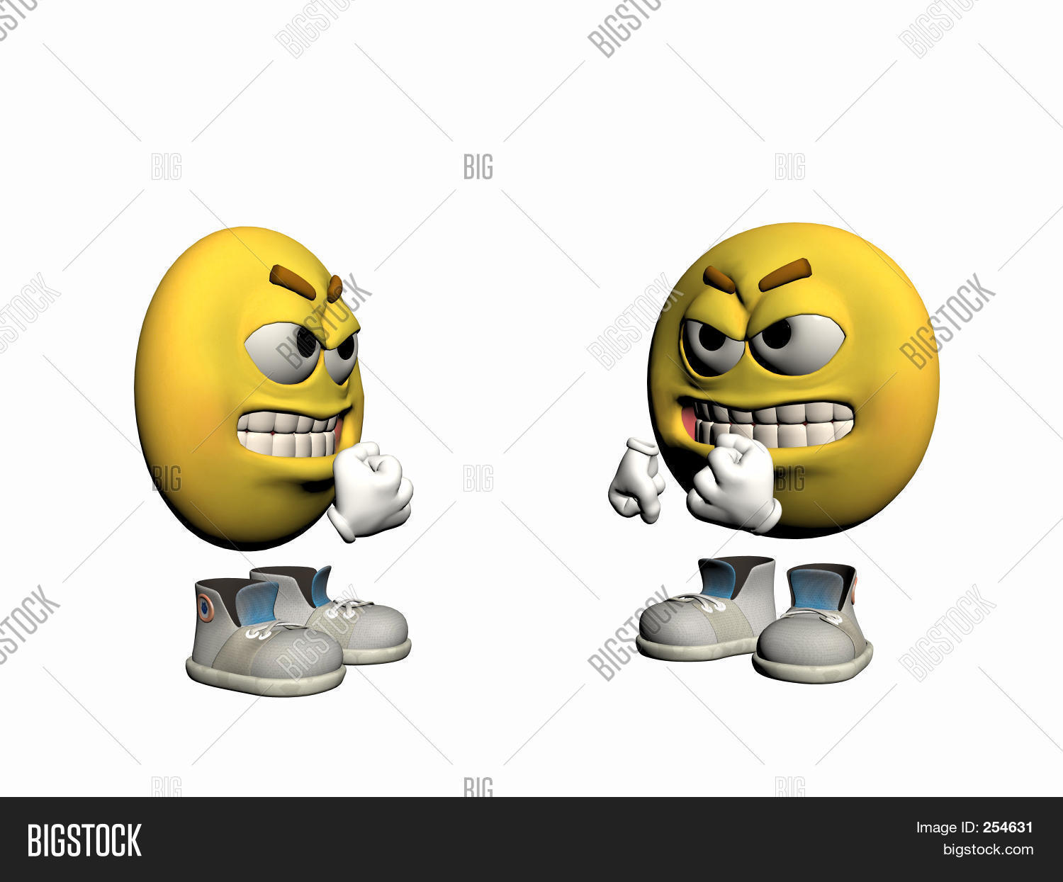 Angry Emoticon Guy Image & Photo (Free Trial) | Bigstock