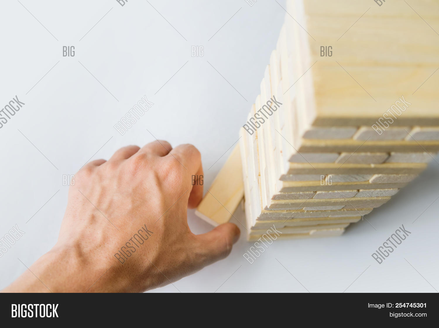 Tower Wooden Blocks Image & Photo (Free Trial) | Bigstock