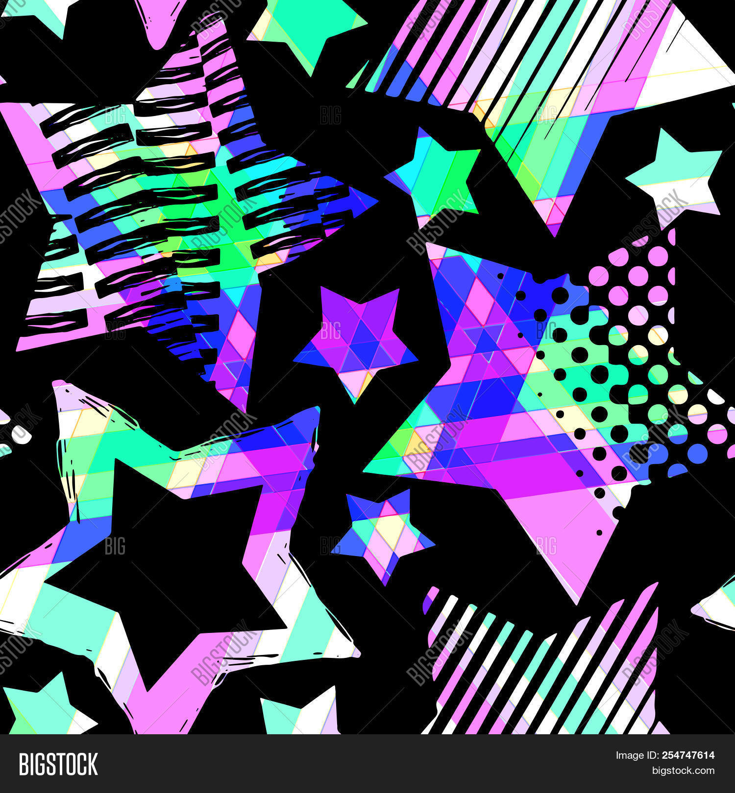 Abstract Stars Vector & Photo (Free Trial) | Bigstock