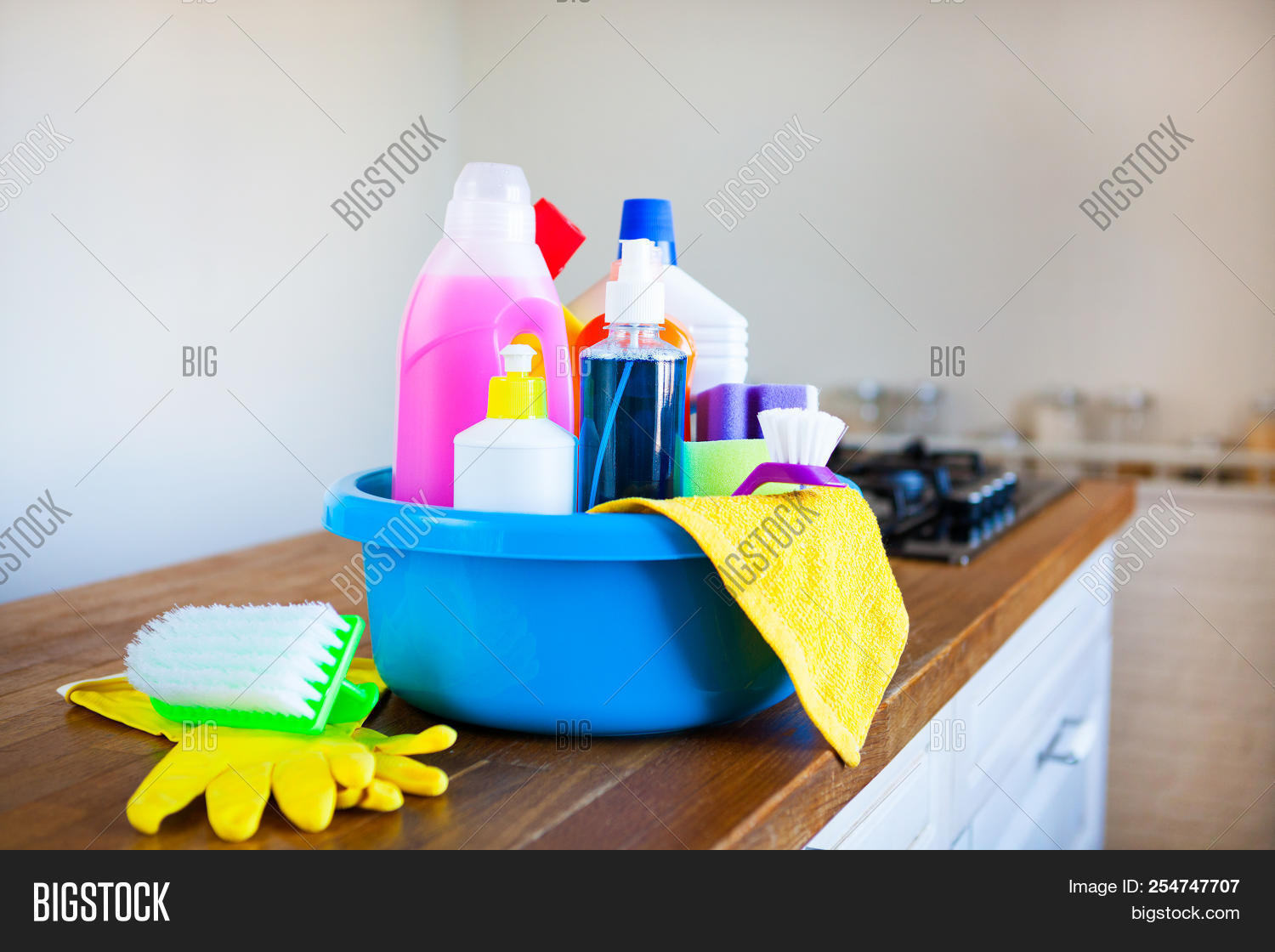 Basket Cleaning Items Image & Photo (Free Trial) | Bigstock