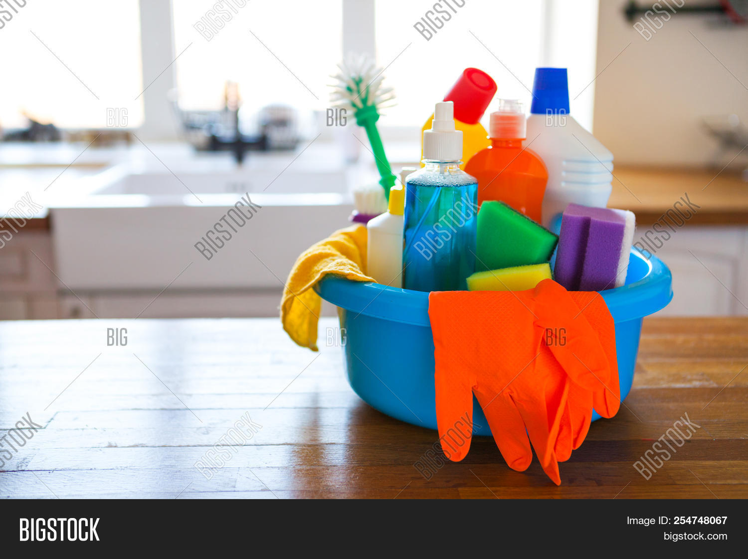 Basket Cleaning Items Image & Photo (Free Trial) | Bigstock