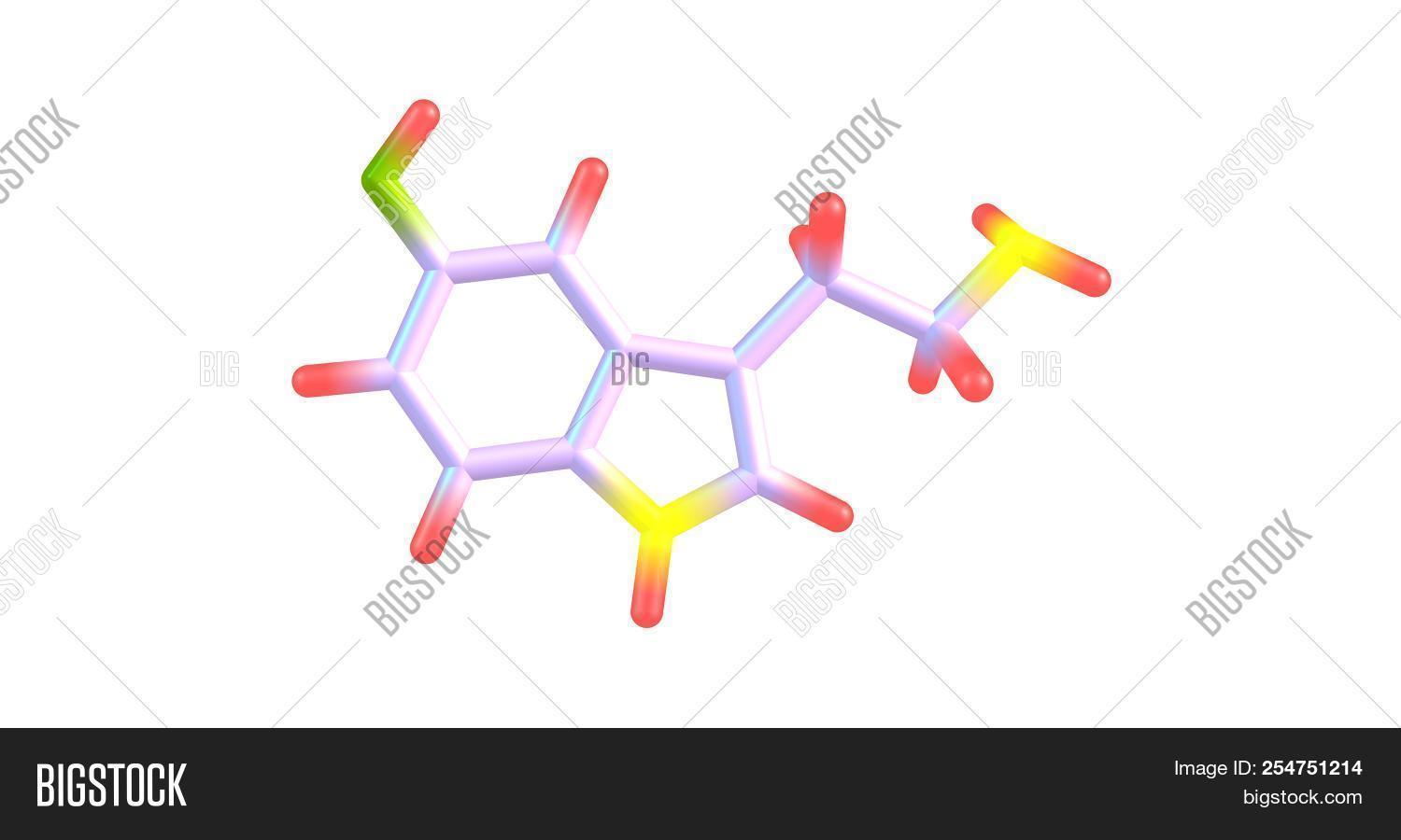 Serotonin Molecular Image & Photo (Free Trial) | Bigstock