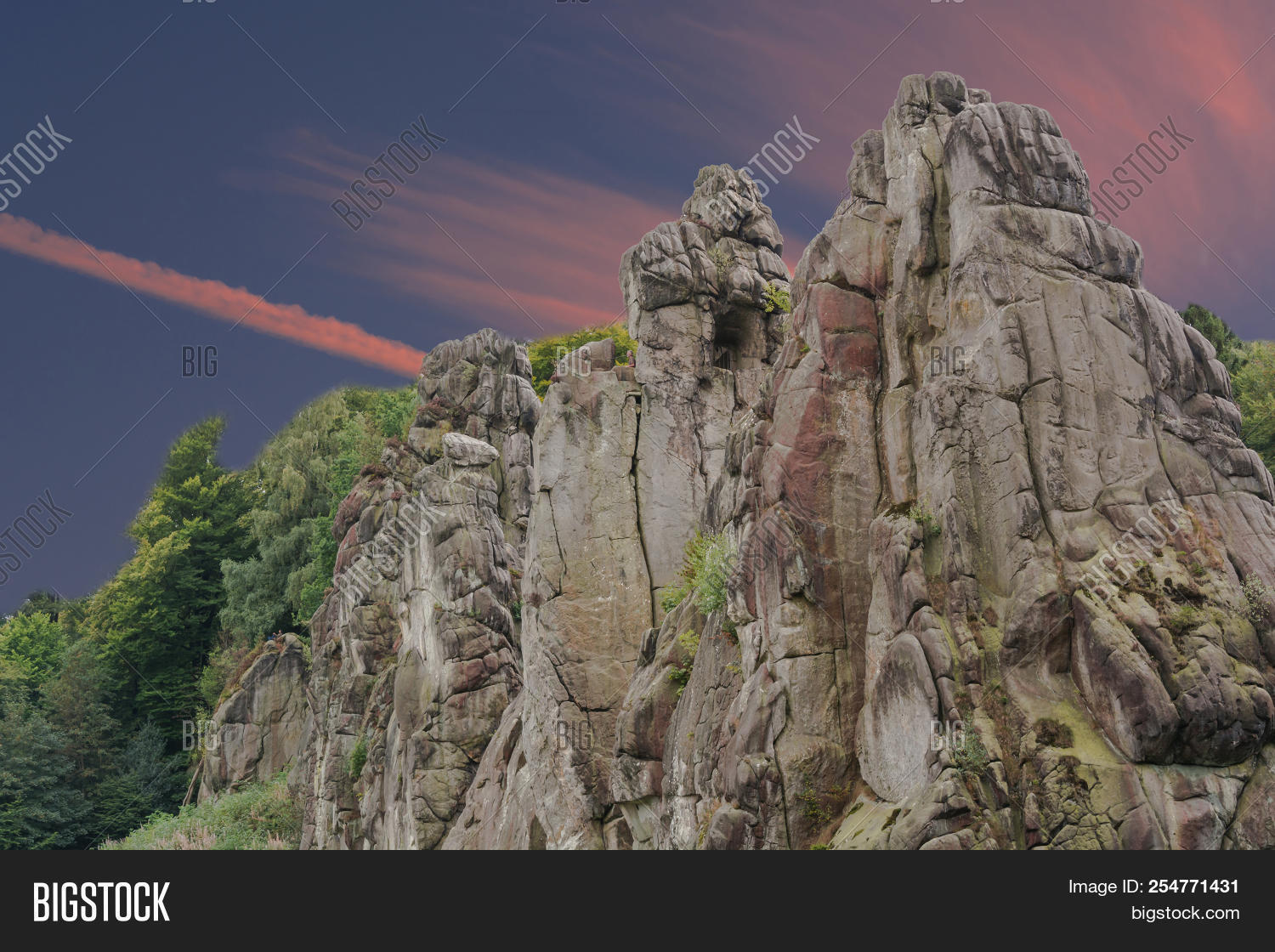 Externsteine, Striking Image & Photo (Free Trial) | Bigstock