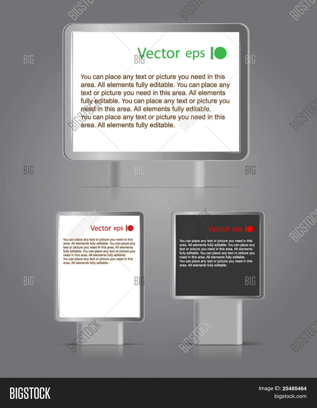 Advertising Boards Vector & Photo (Free Trial) | Bigstock