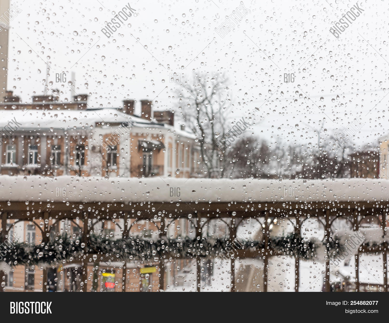 Drops Water On Glass. Image & Photo (Free Trial) | Bigstock