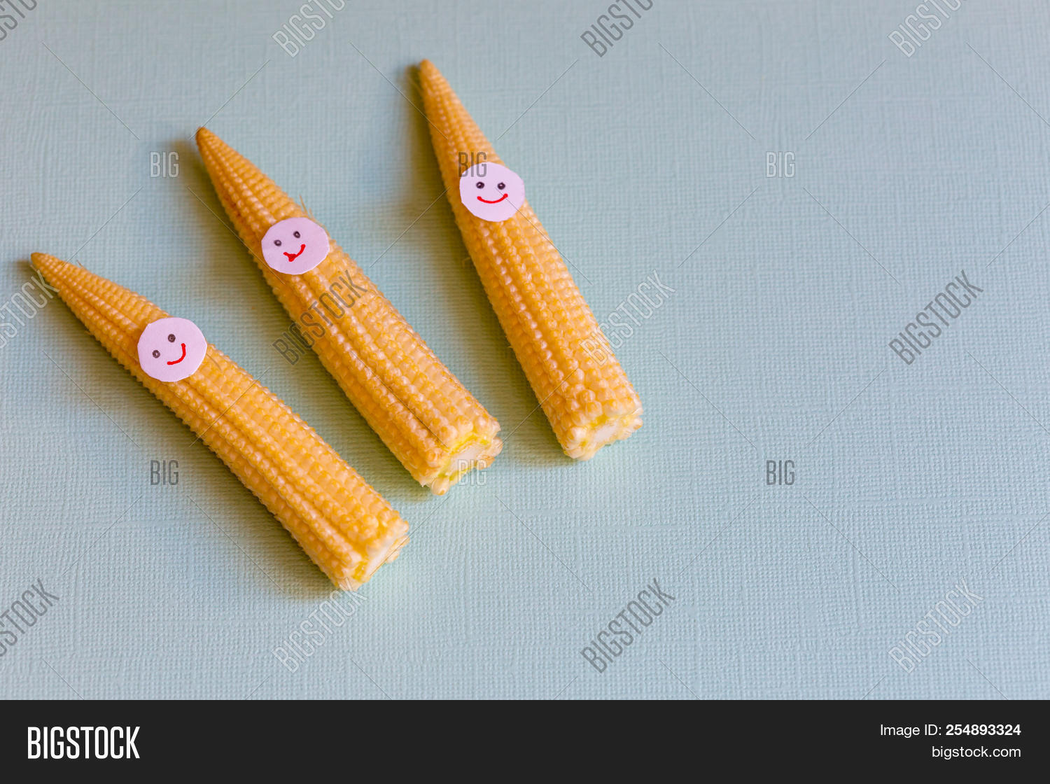 Baby Corn Funny Faces Image & Photo (Free Trial) | Bigstock