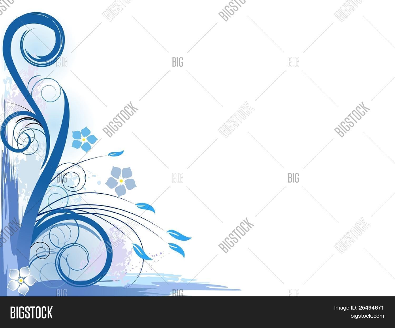 Blue Corner Design Vector & Photo (Free Trial) | Bigstock