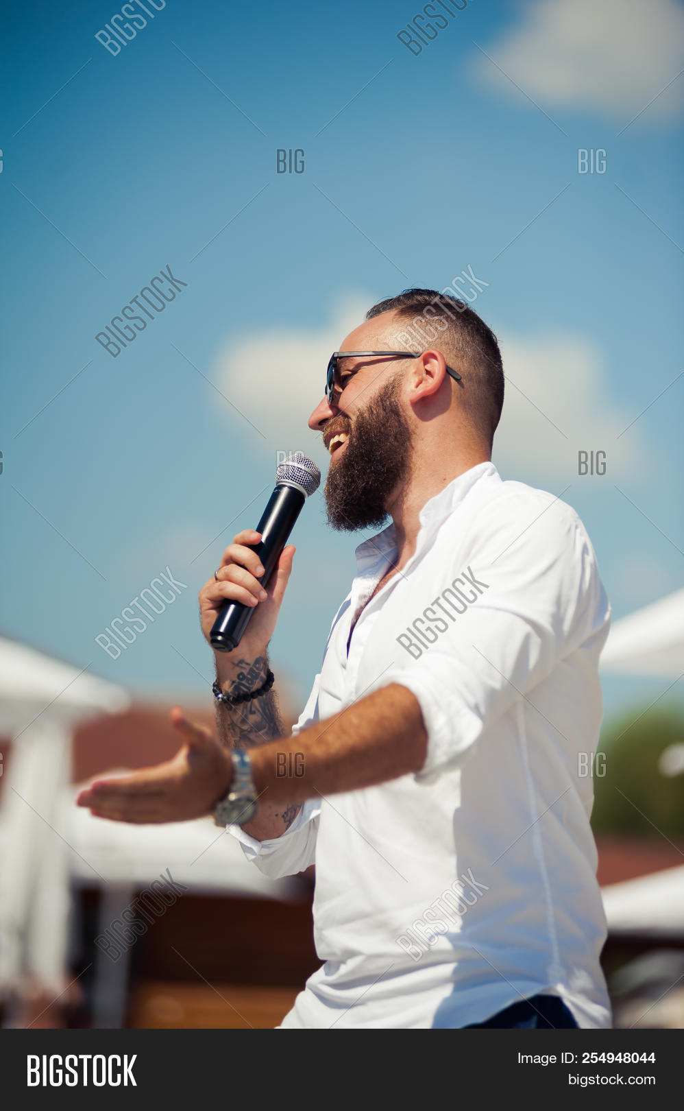 Presenter On Stage Image & Photo (Free Trial) | Bigstock