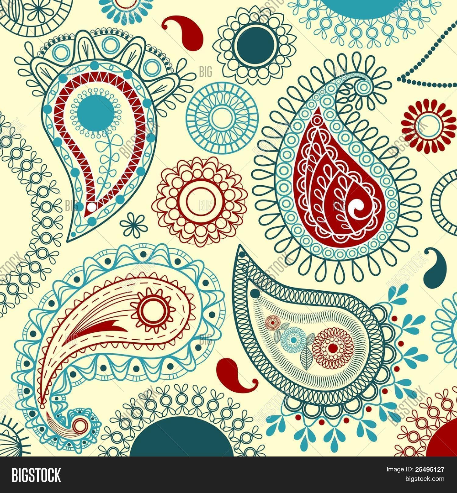 Paisley Pattern Vector & Photo (Free Trial) | Bigstock