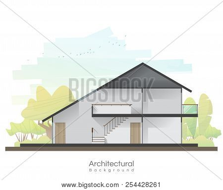House Cross Section Vector & Photo (Free Trial) | Bigstock