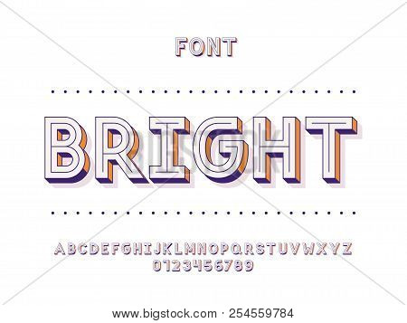 Bright Font. Vector Vector & Photo (Free Trial) | Bigstock
