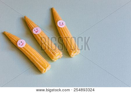 Baby Corn Funny Faces Image & Photo (Free Trial) | Bigstock