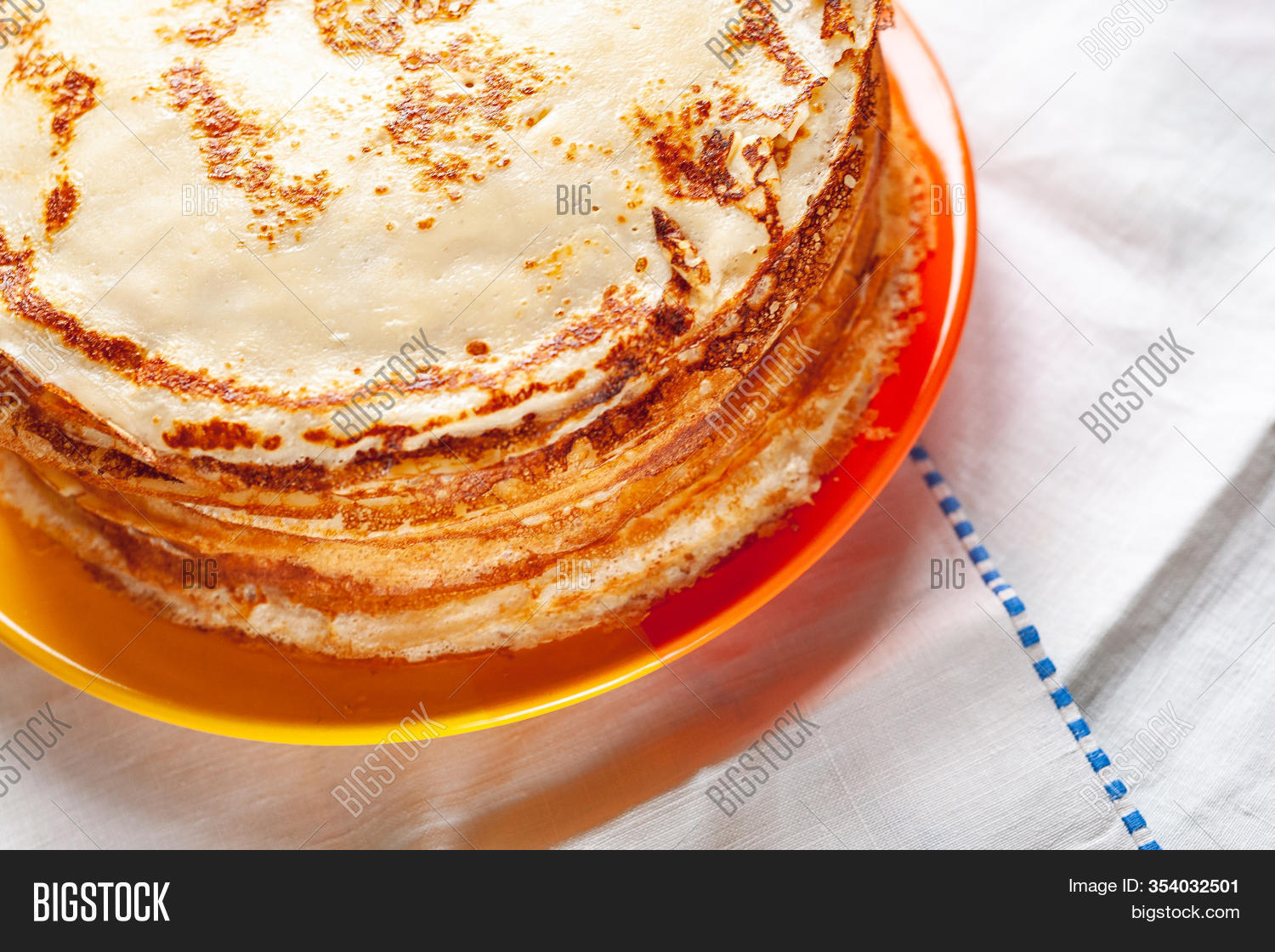 Stack Pancakes. Close Image & Photo (Free Trial) | Bigstock