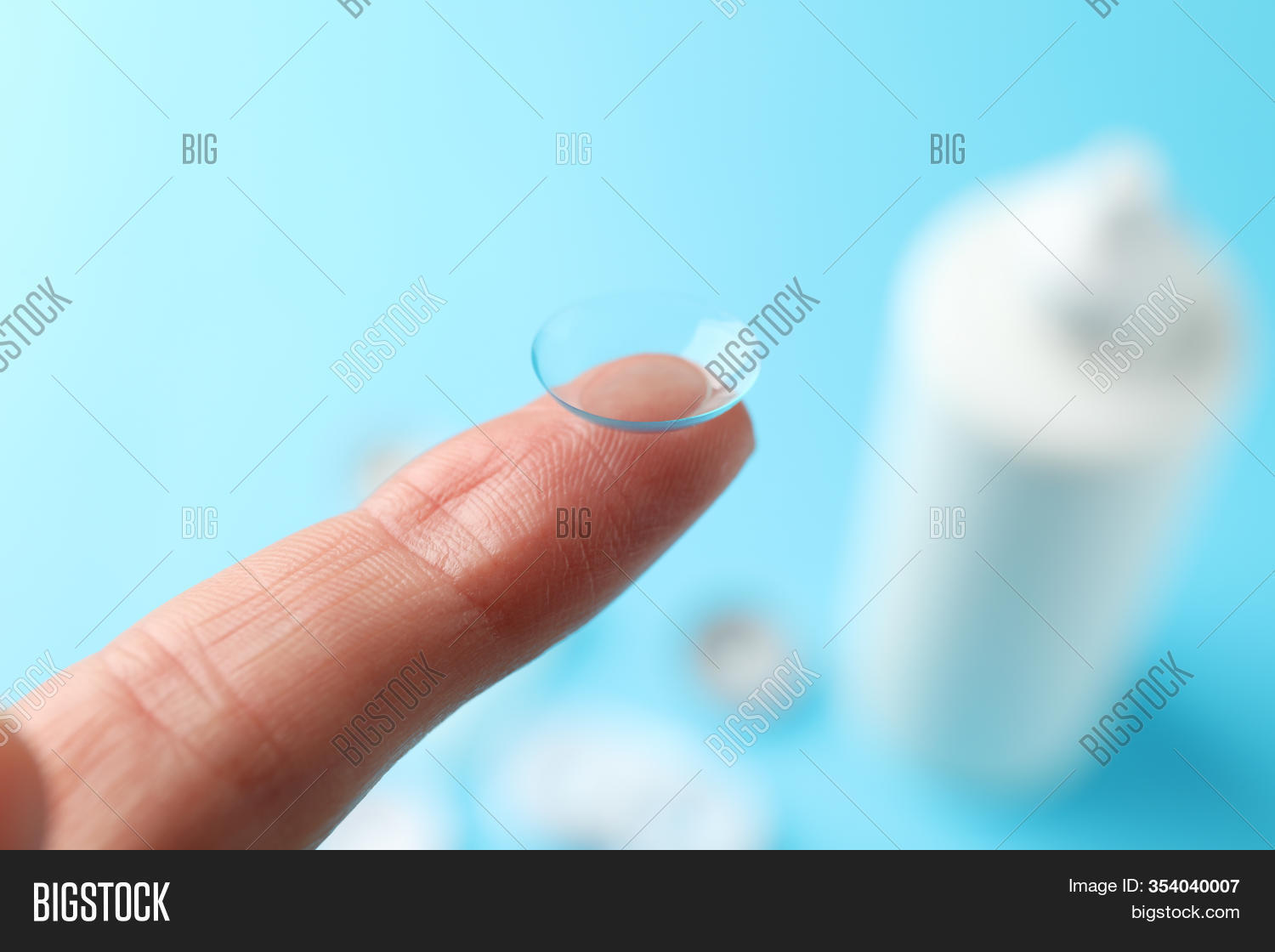 Finger Contact Lens On Image & Photo (Free Trial) | Bigstock