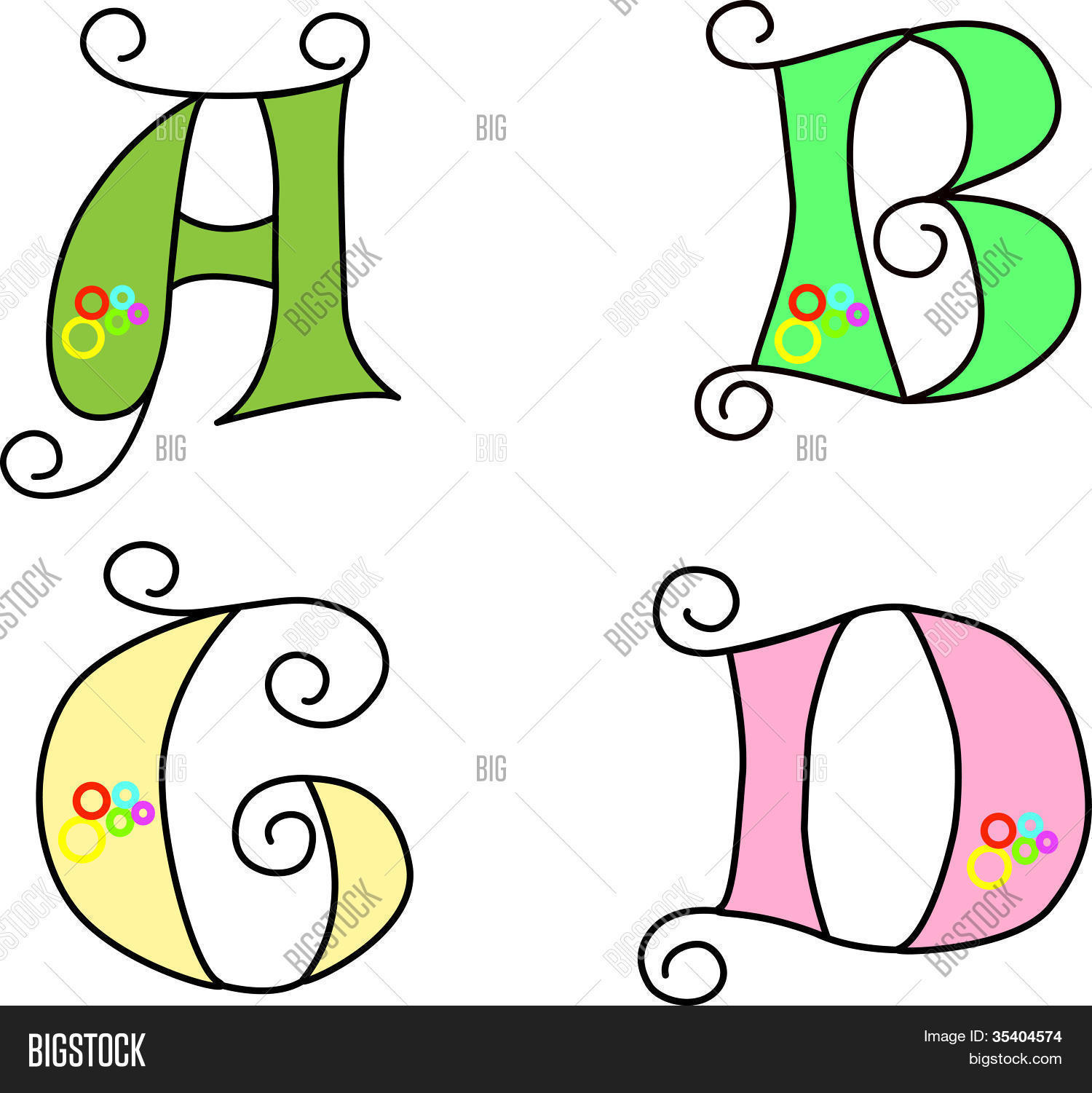 Funky Alphabet Set Vector & Photo (Free Trial) | Bigstock