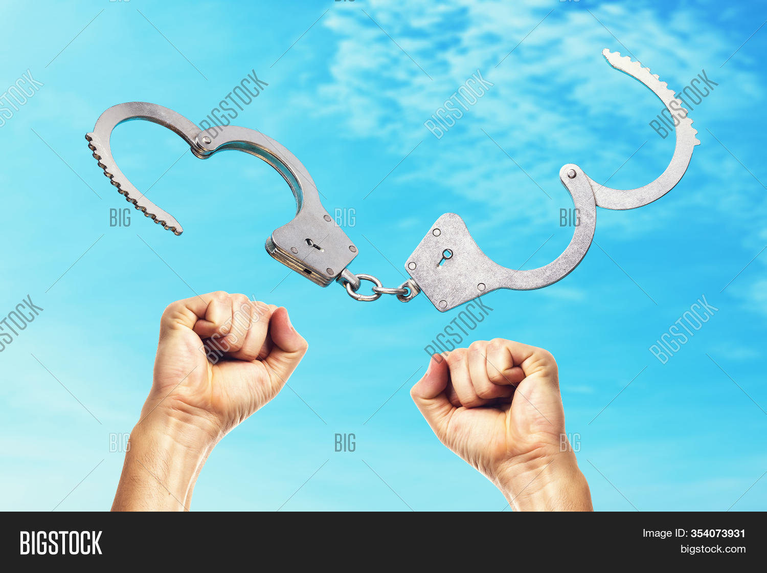 Open Handcuffs Hands Image & Photo (Free Trial) | Bigstock