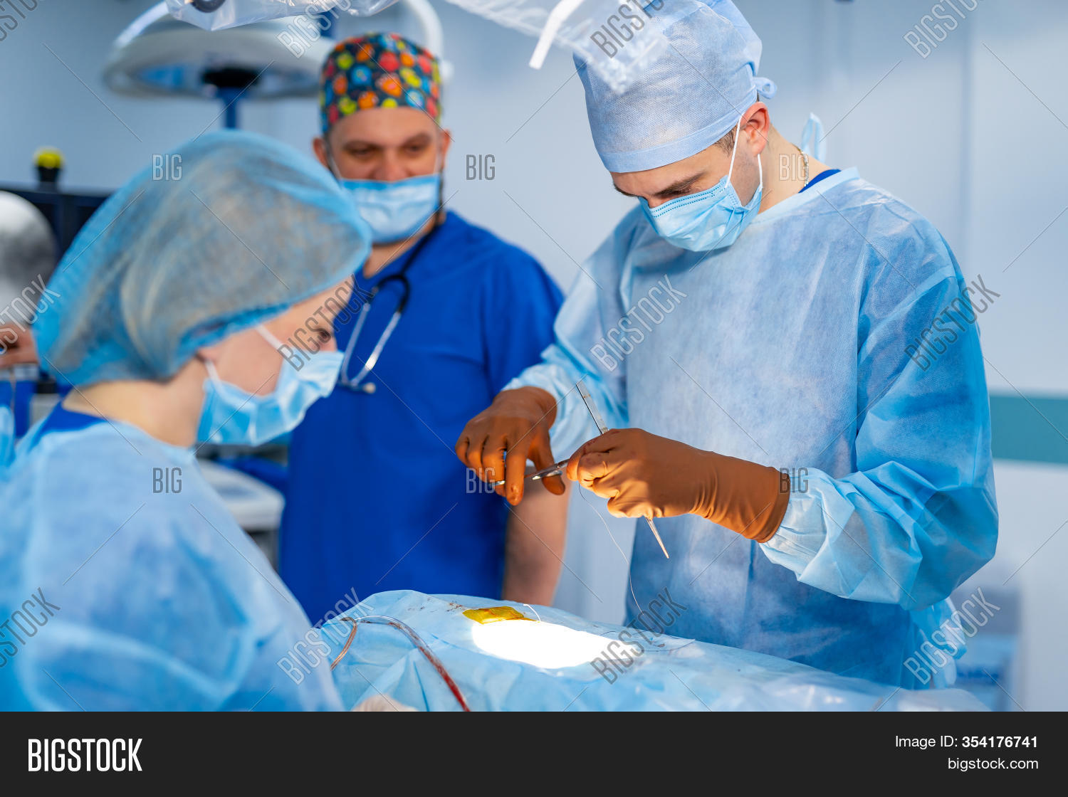 Group Doctors Perform Image & Photo (Free Trial) | Bigstock